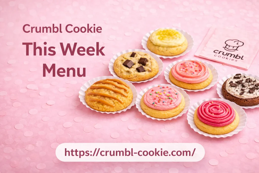Crumbl Cookies Flavors This Week Menu Near Me | Crumbl Cookies Menu